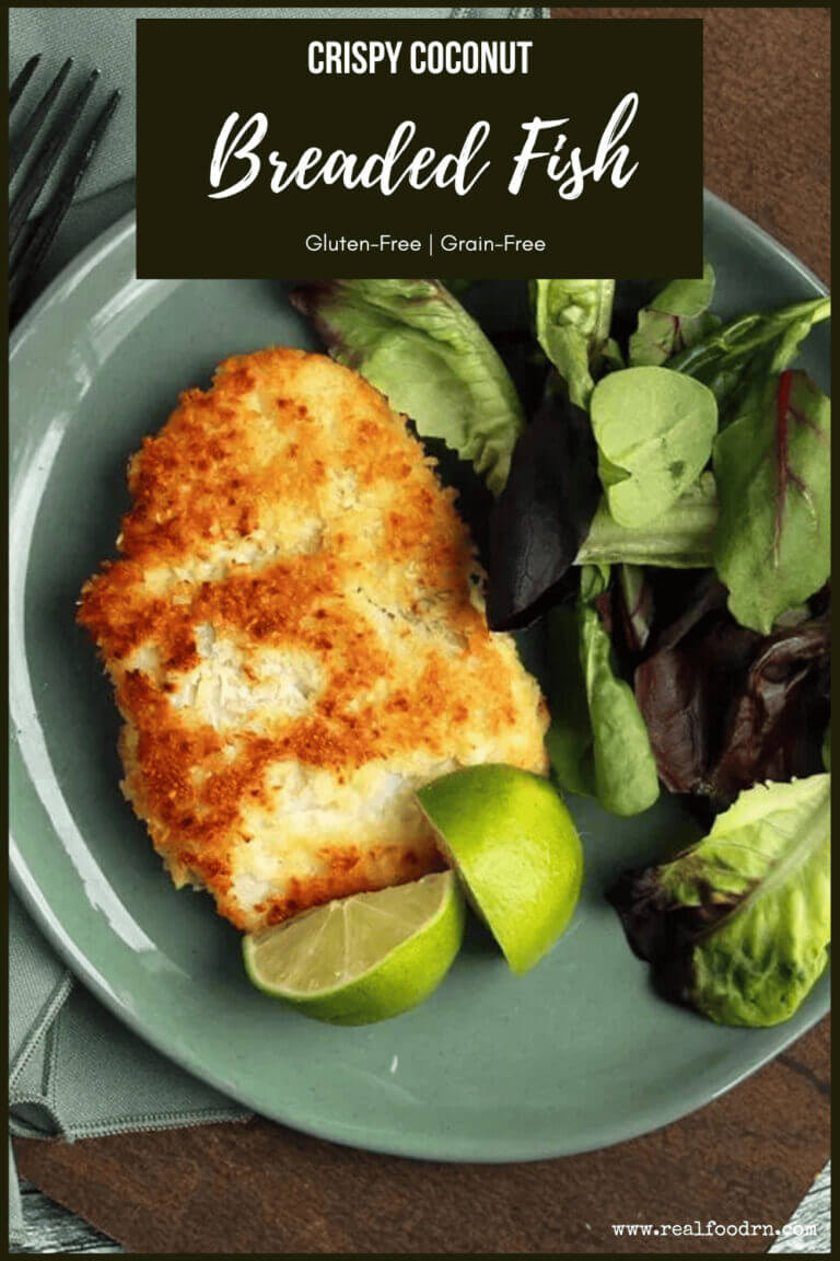 Crispy Coconut Gluten-Free Breaded Fish - Real Food RN