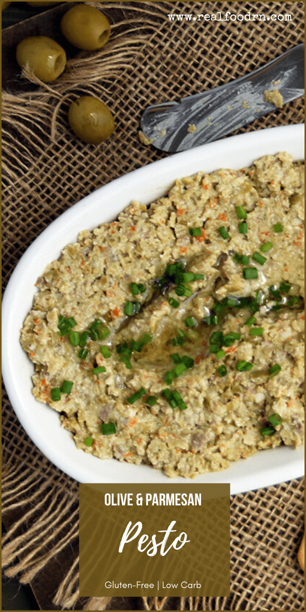 Olive & Parmesan Pesto - Real Food RN