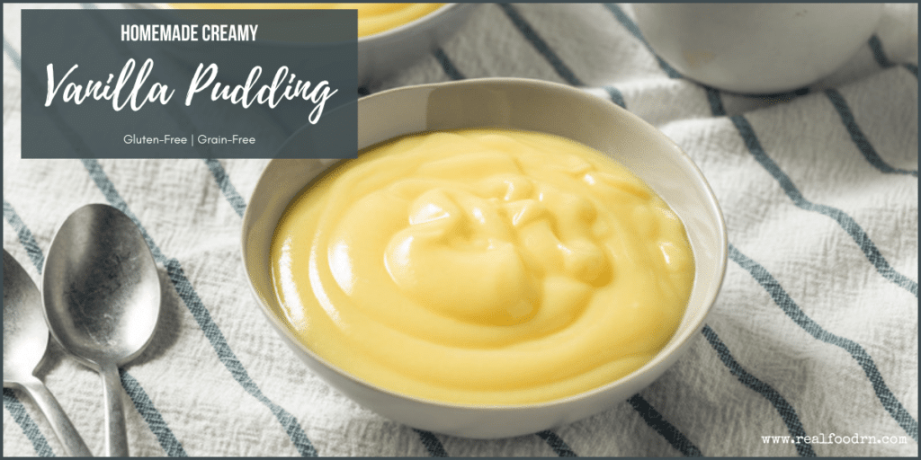 Homemade Vanilla Pudding
