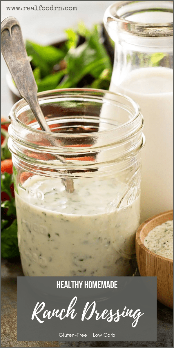 Healthy Homemade Ranch Dressing - Real Food RN