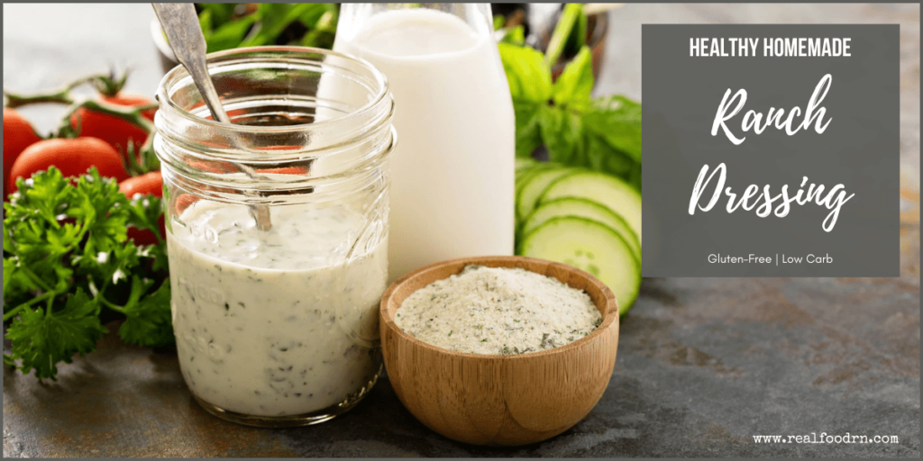 Healthy Homemade Ranch Dressing | Real Food RN