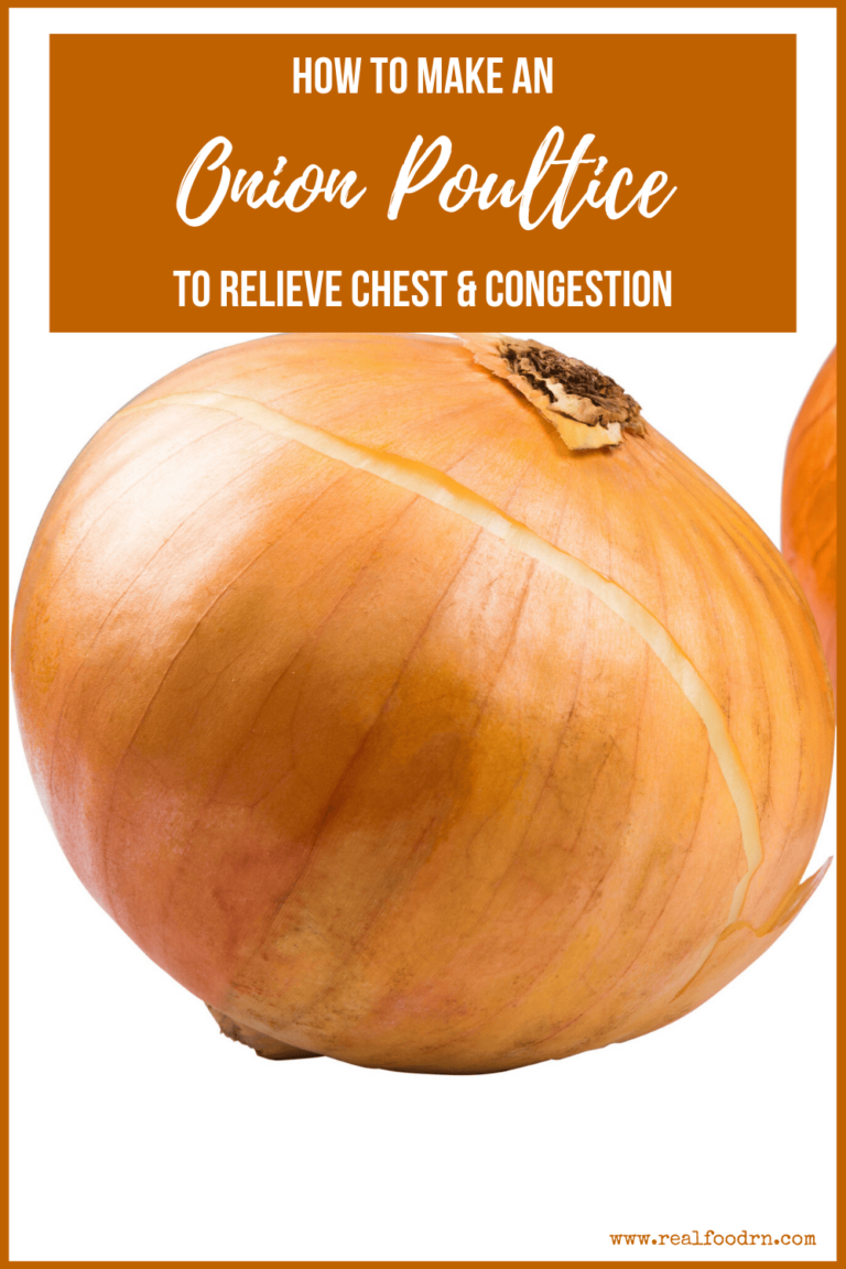 How to Make an Onion Poultice to Relieve Chest & Cough Congestion ...