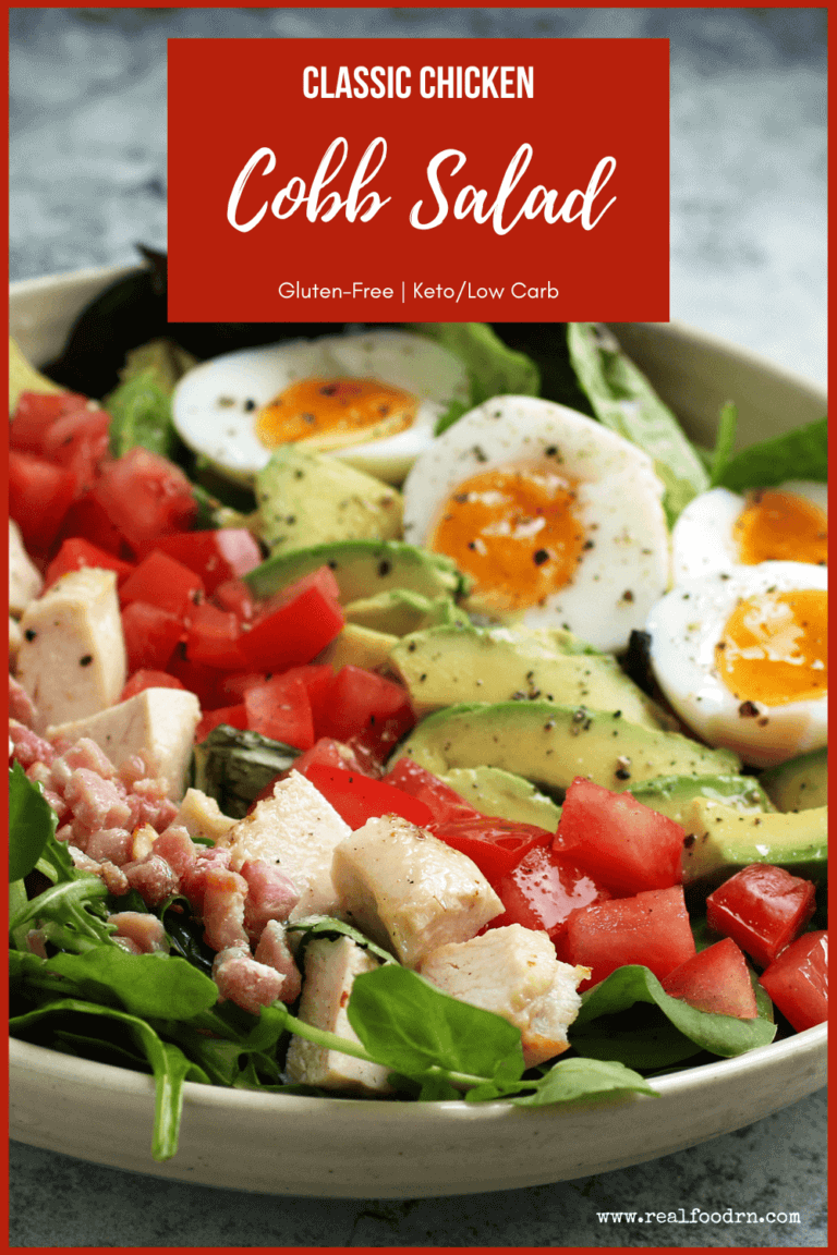 Classic Chicken Cobb Salad - Real Food RN