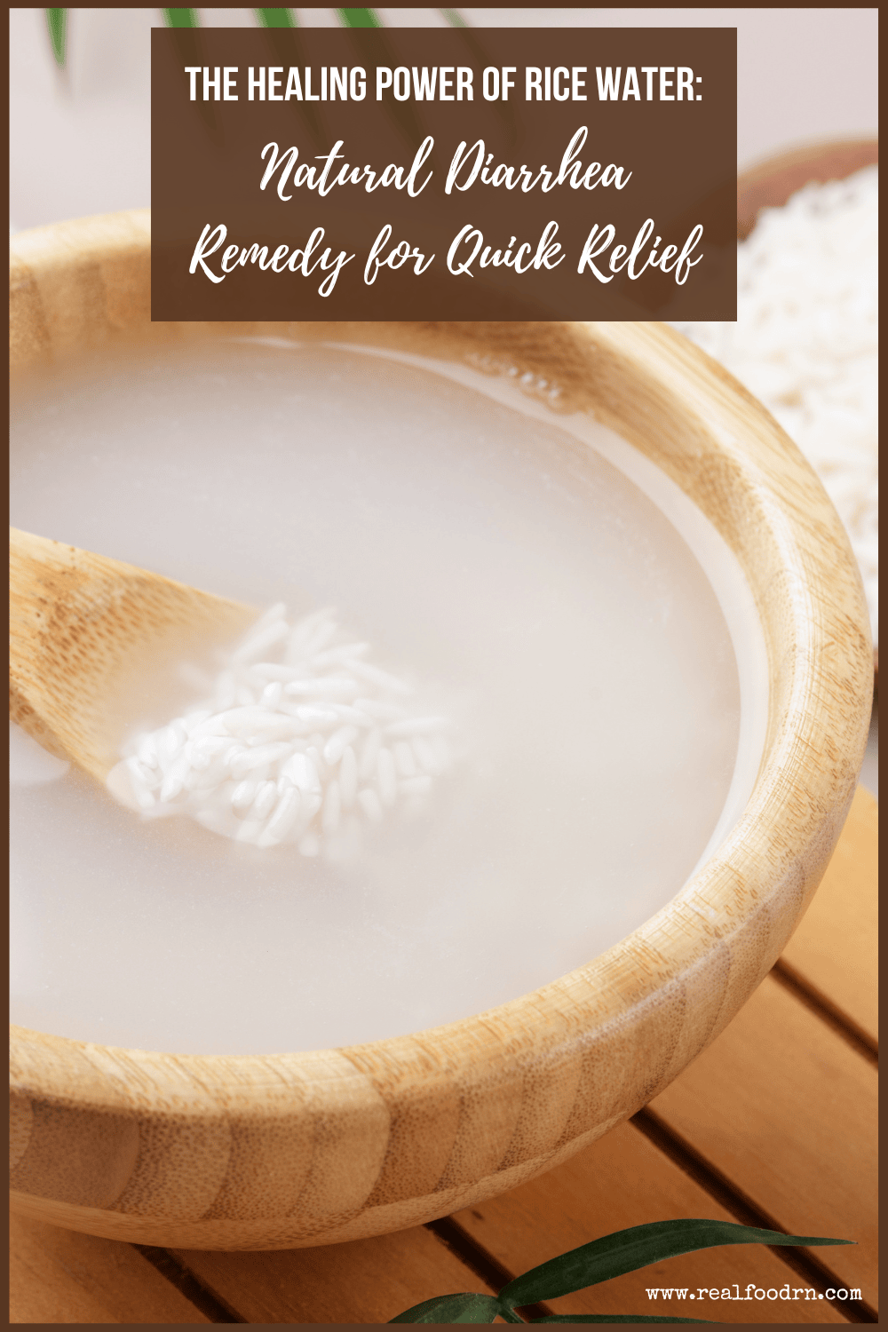 The Healing Power of Rice Water: Natural Diarrhea Remedy for Quick ...