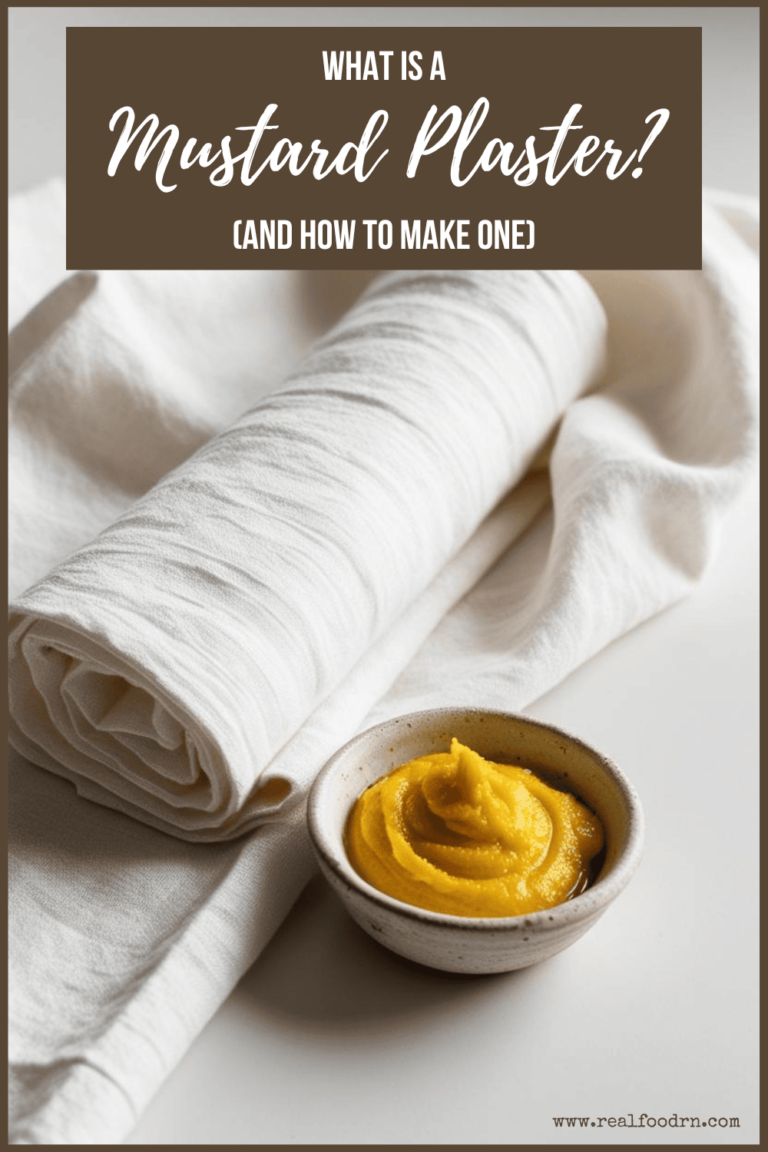 What is a Mustard Plaster? (and How to Make One) - Real Food RN
